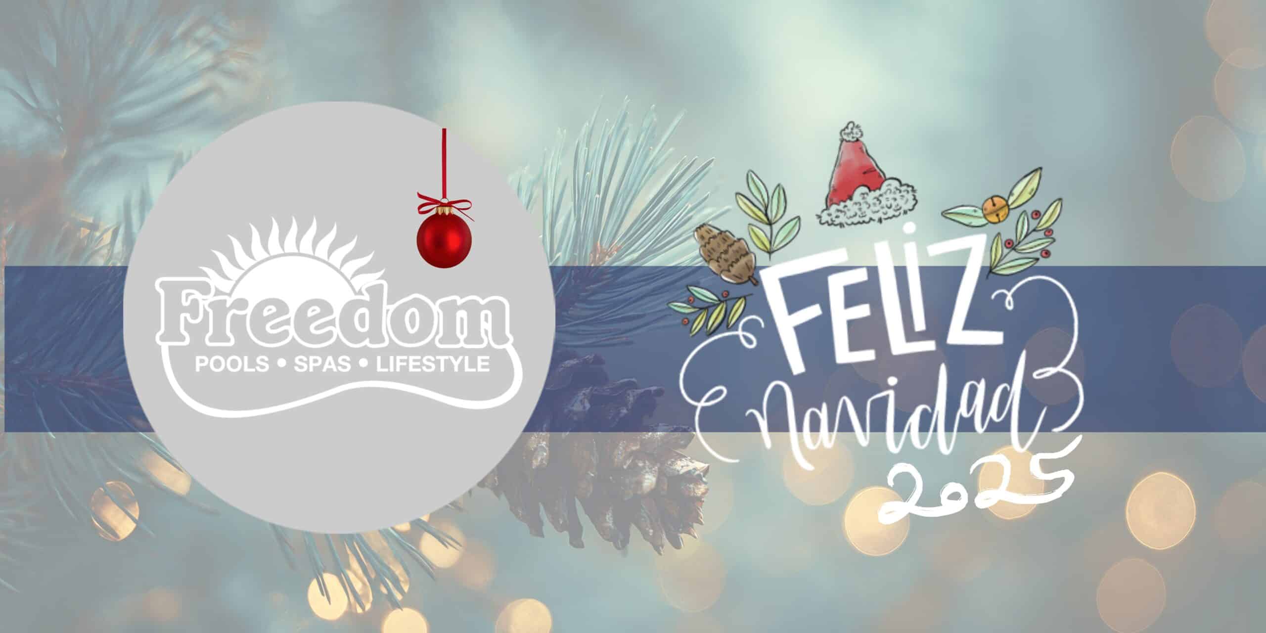 Merry Christmas | Why install your pool in winter with Freedom Pools
